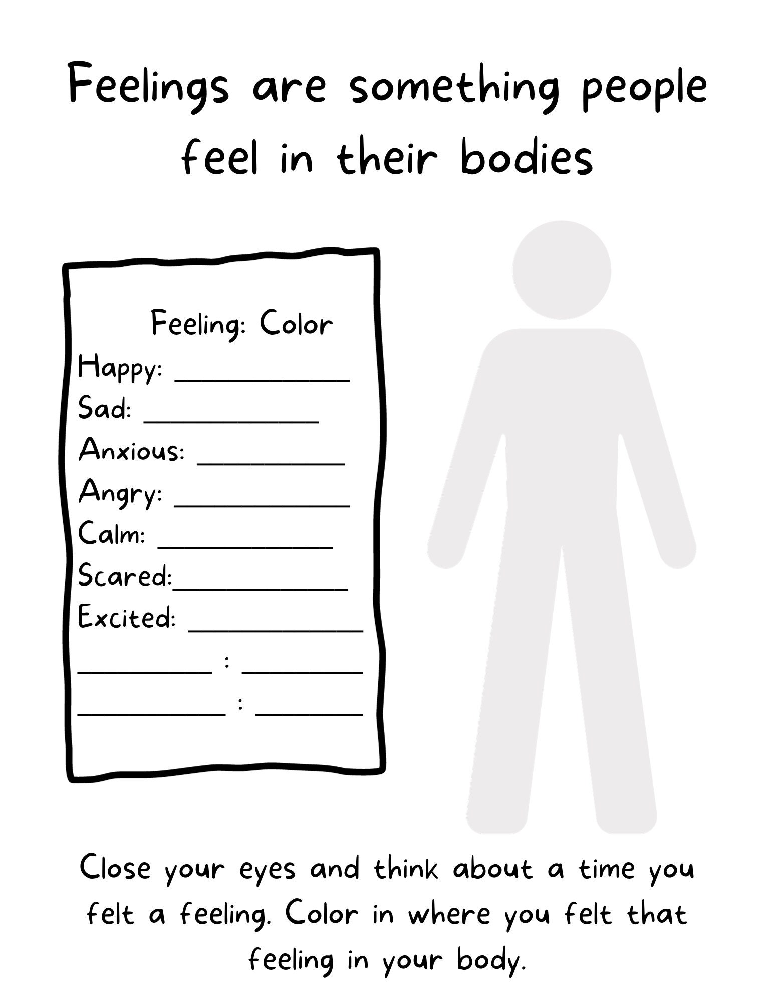 10 Child Therapy Worksheets Packet for Counseling - Etsy