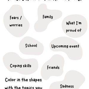 Child Therapy Intake Worksheets Packet - Etsy