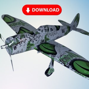 Aluminum Can Airplane P-47 Thunderbolt DIGITAL PLANS - Etsy