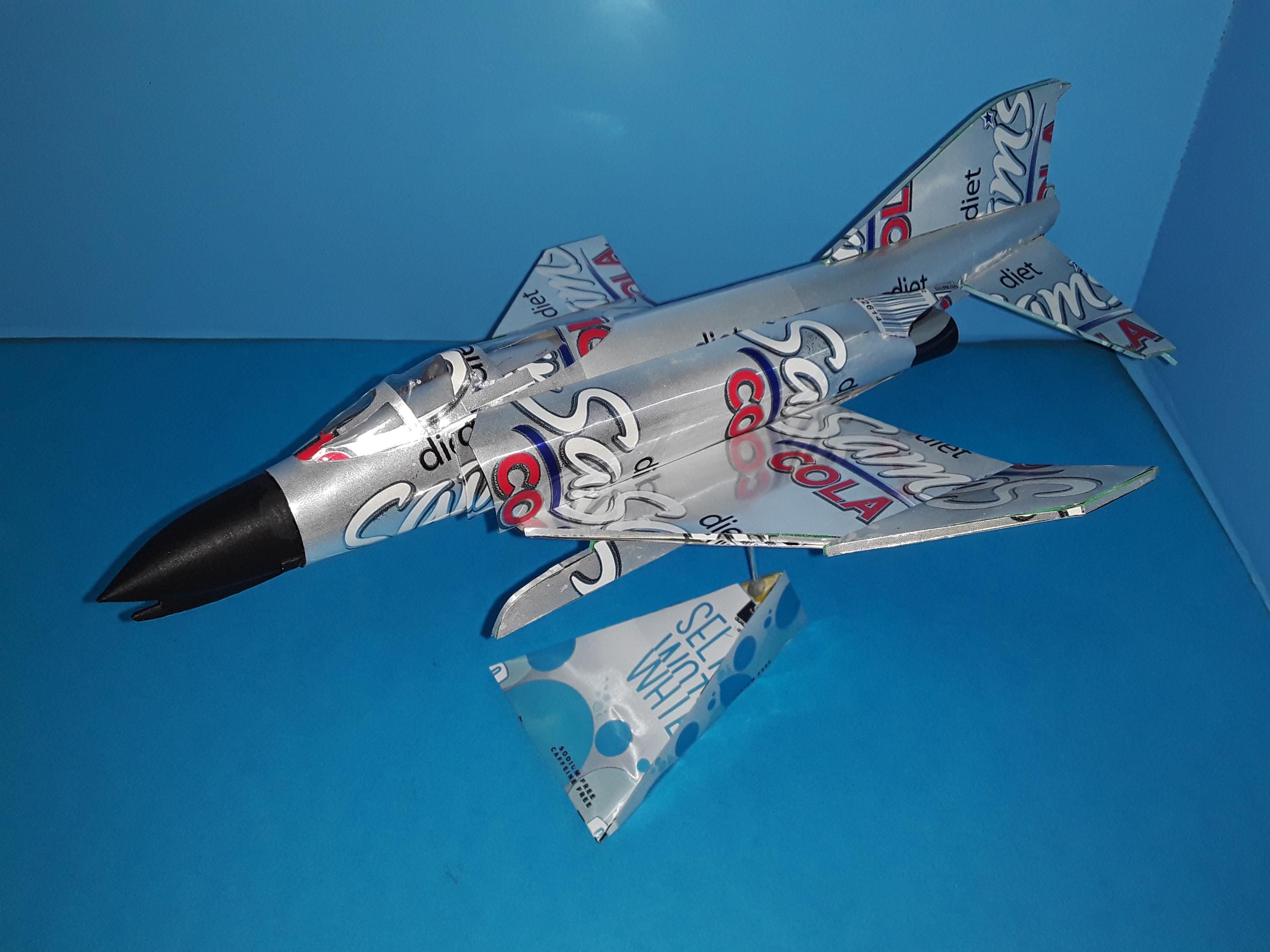 Soda Can Airplane F-4 Phantom DIGITAL Pop Can Plane PLANS on CD - Etsy