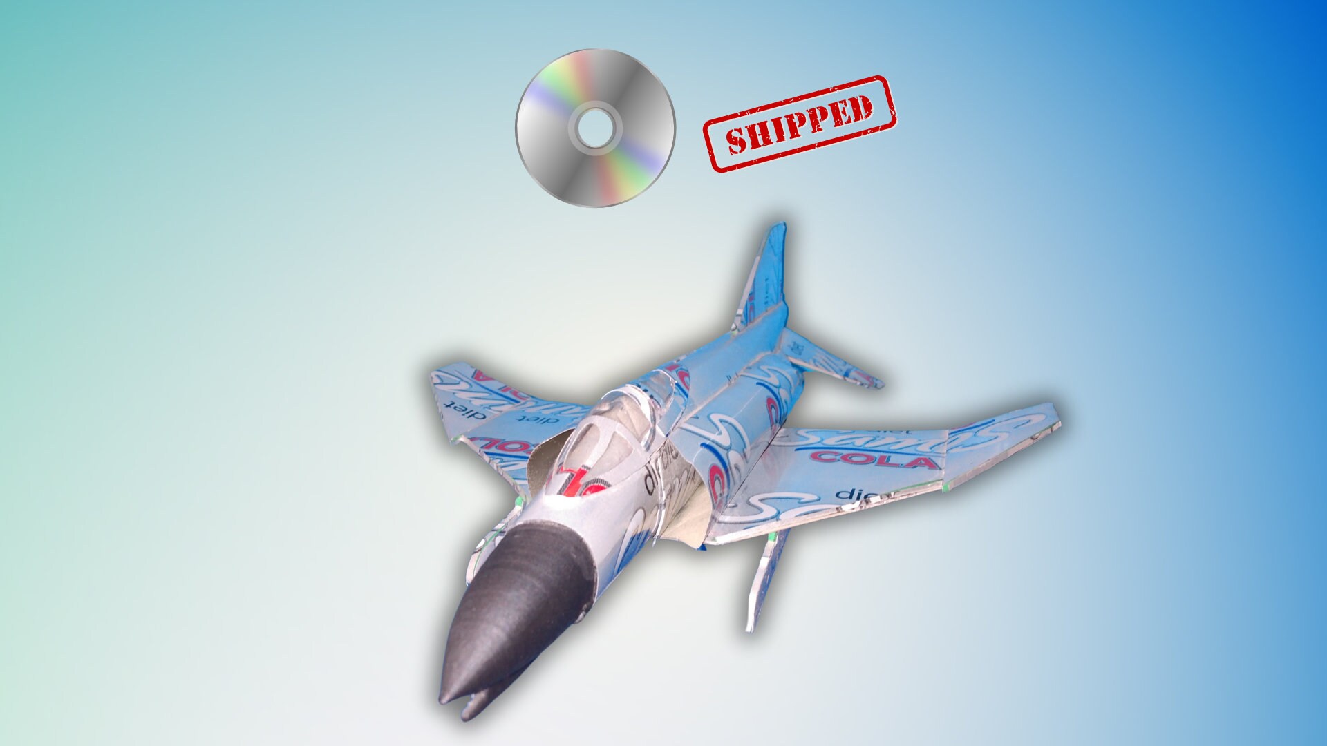 Soda Can Airplane F-4 Phantom DIGITAL Pop Can Plane PLANS on CD - Etsy