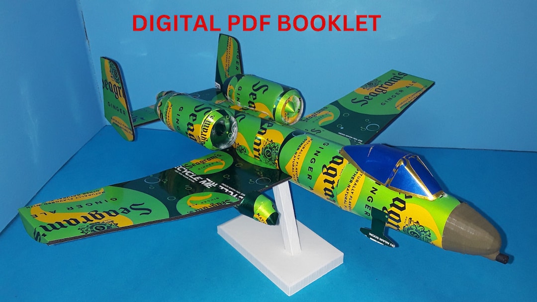Beer Can Airplane A-10 Warthog DIGITAL PLANS - Etsy