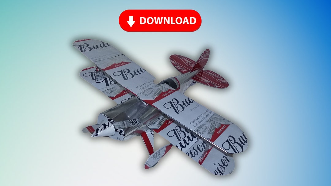 Beer Can Airplane PLANS Pitts Special Biplane DIGITAL PLANS - Etsy