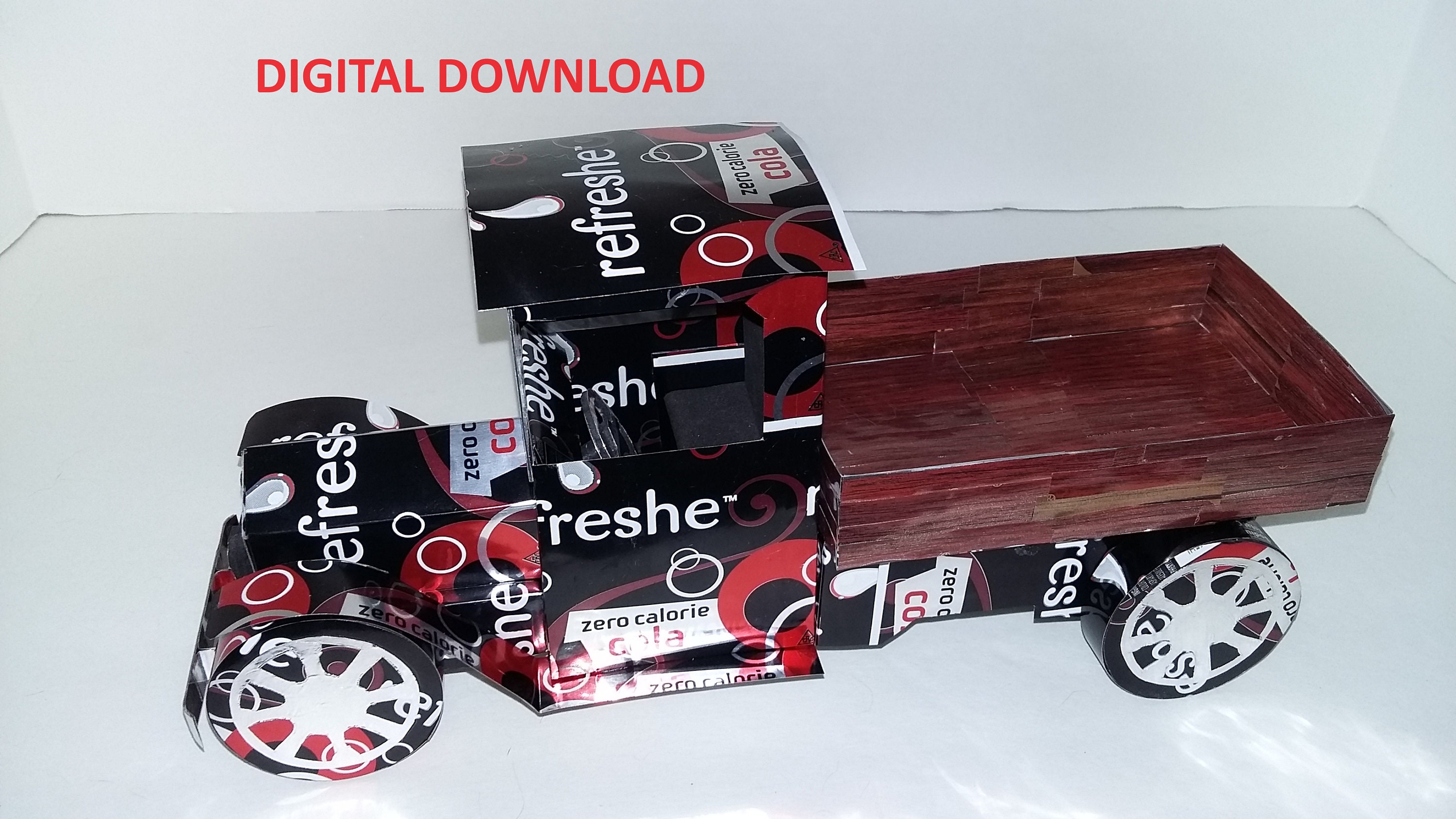 Soda Can Car Template Ford Model T Truck Tin Can Car DIGITAL Plans - Etsy