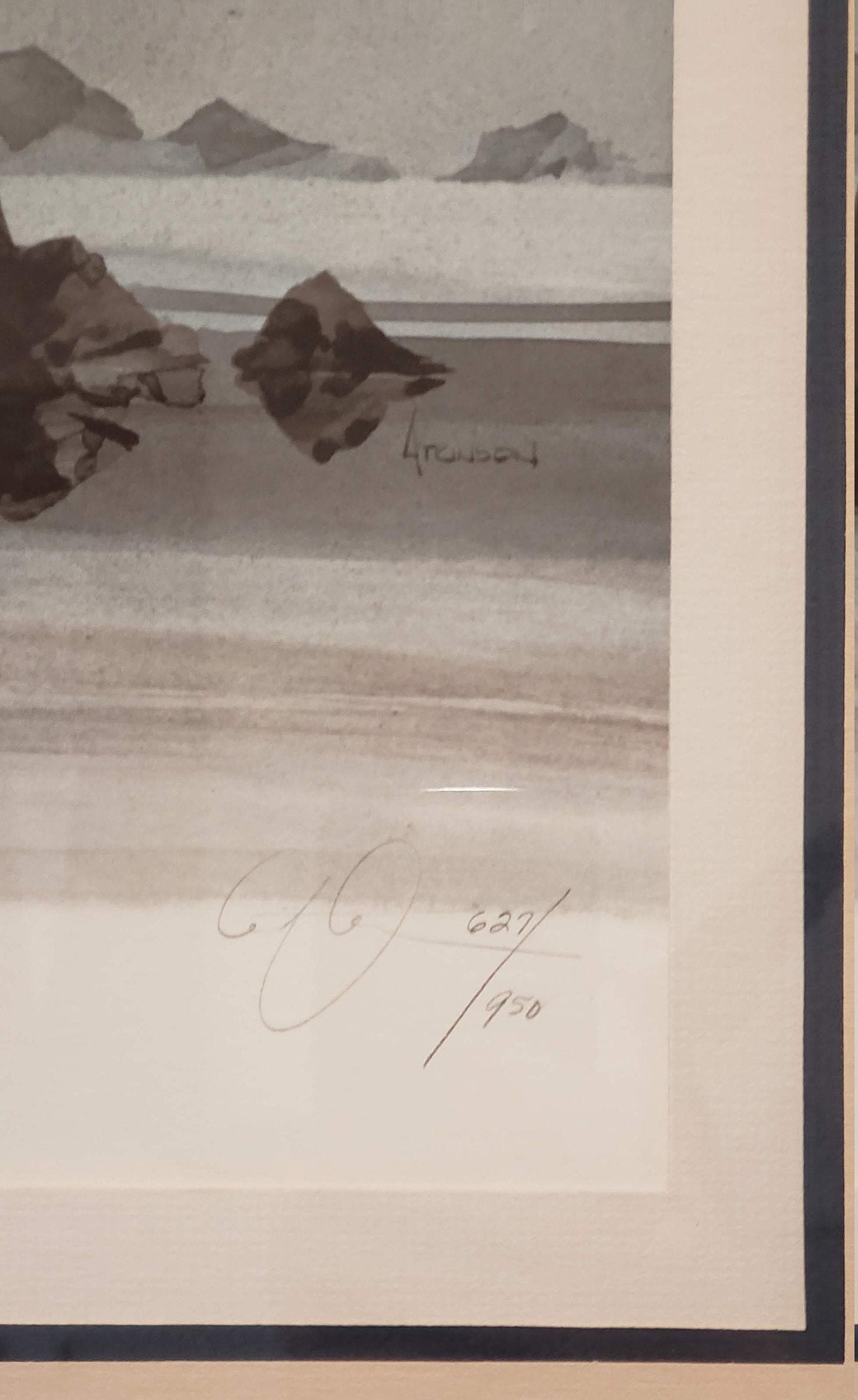 Michael Atkinson, Framed Pair of Limited Edition Prints, Carmel Coast I ...