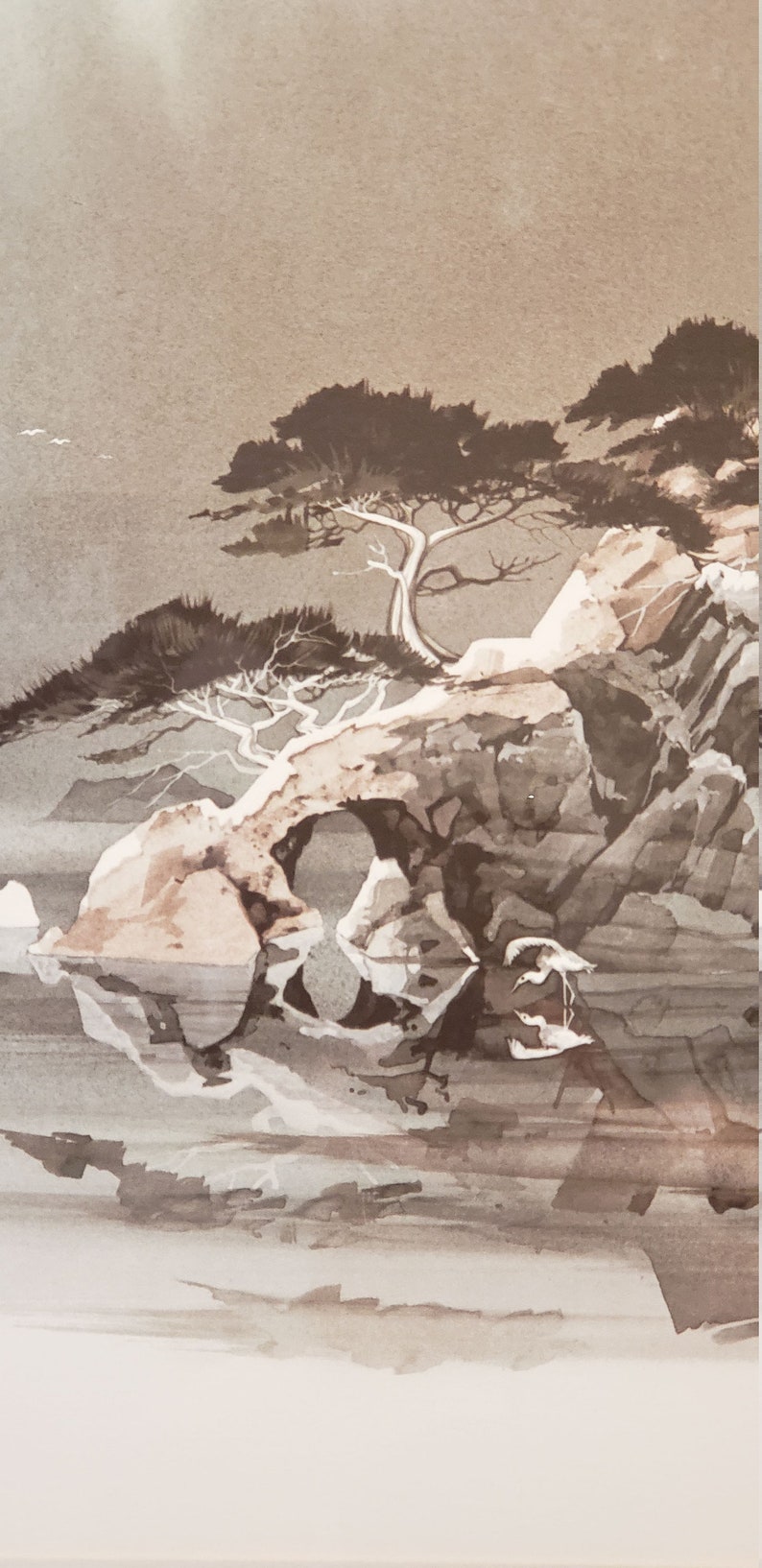 Michael Atkinson, Framed Pair of Limited Edition Prints, Carmel Coast I ...