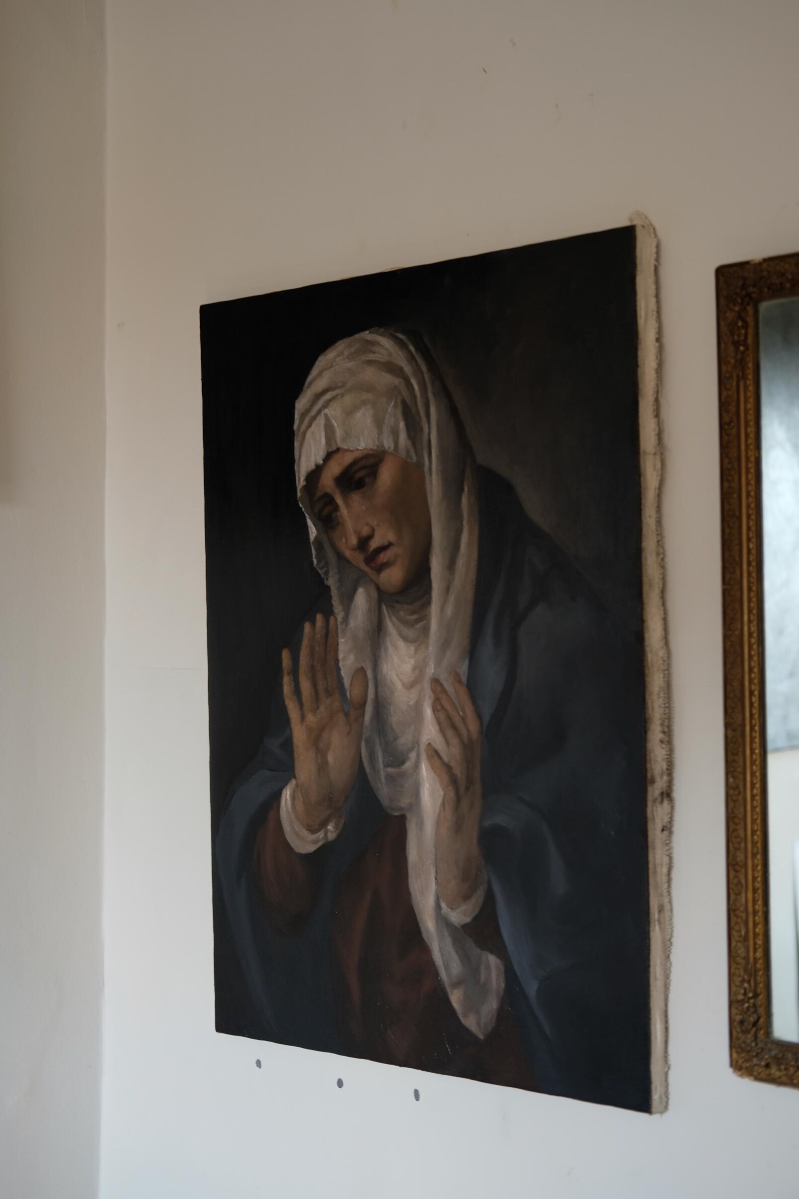 Handmade Copy of "mater Dolorosa With Open Hands" (titian) - Etsy