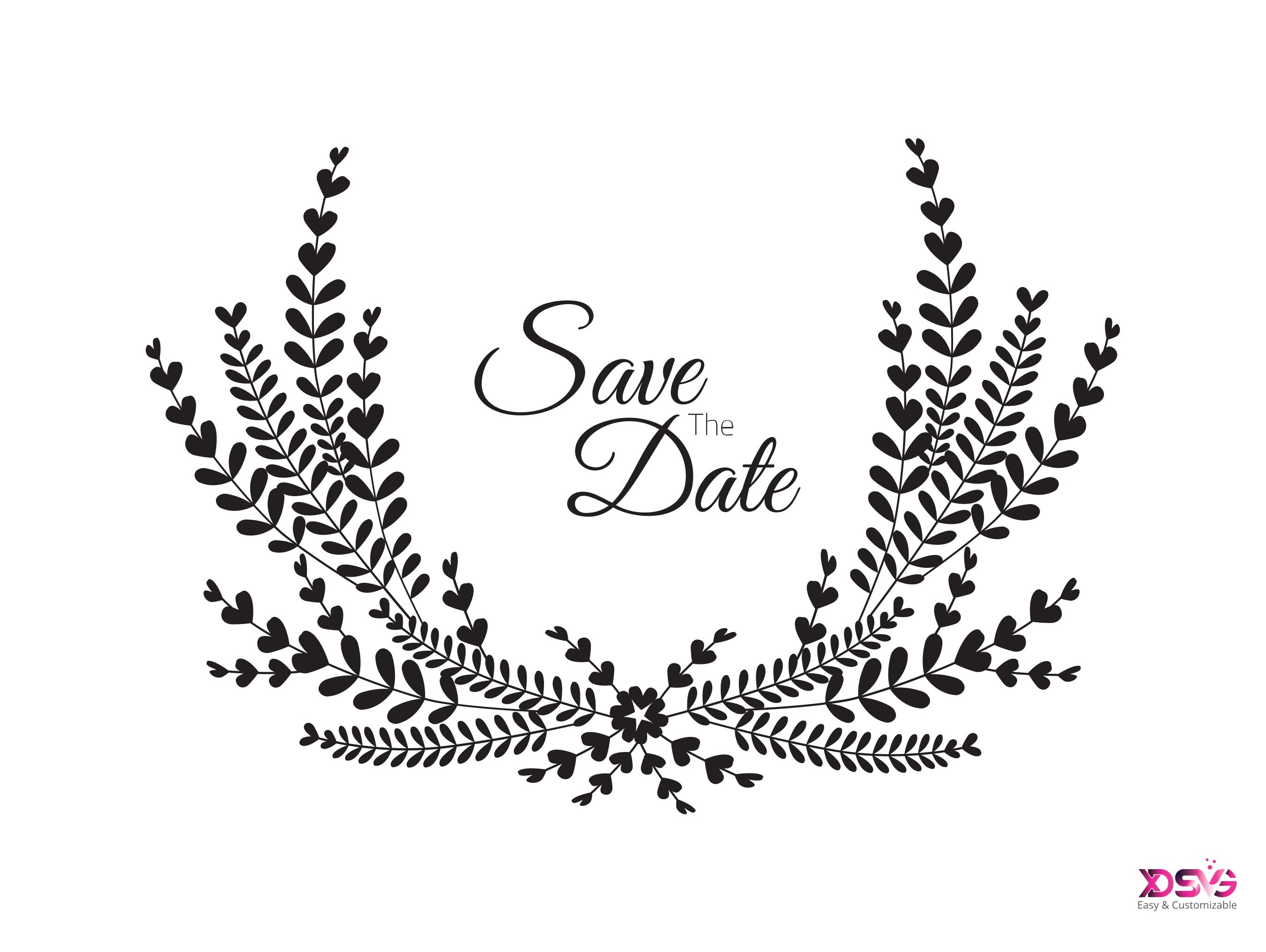 Laurel Leaf Wreath SVG, Wildflowers Frame SVG Bundle, Silhouette ...