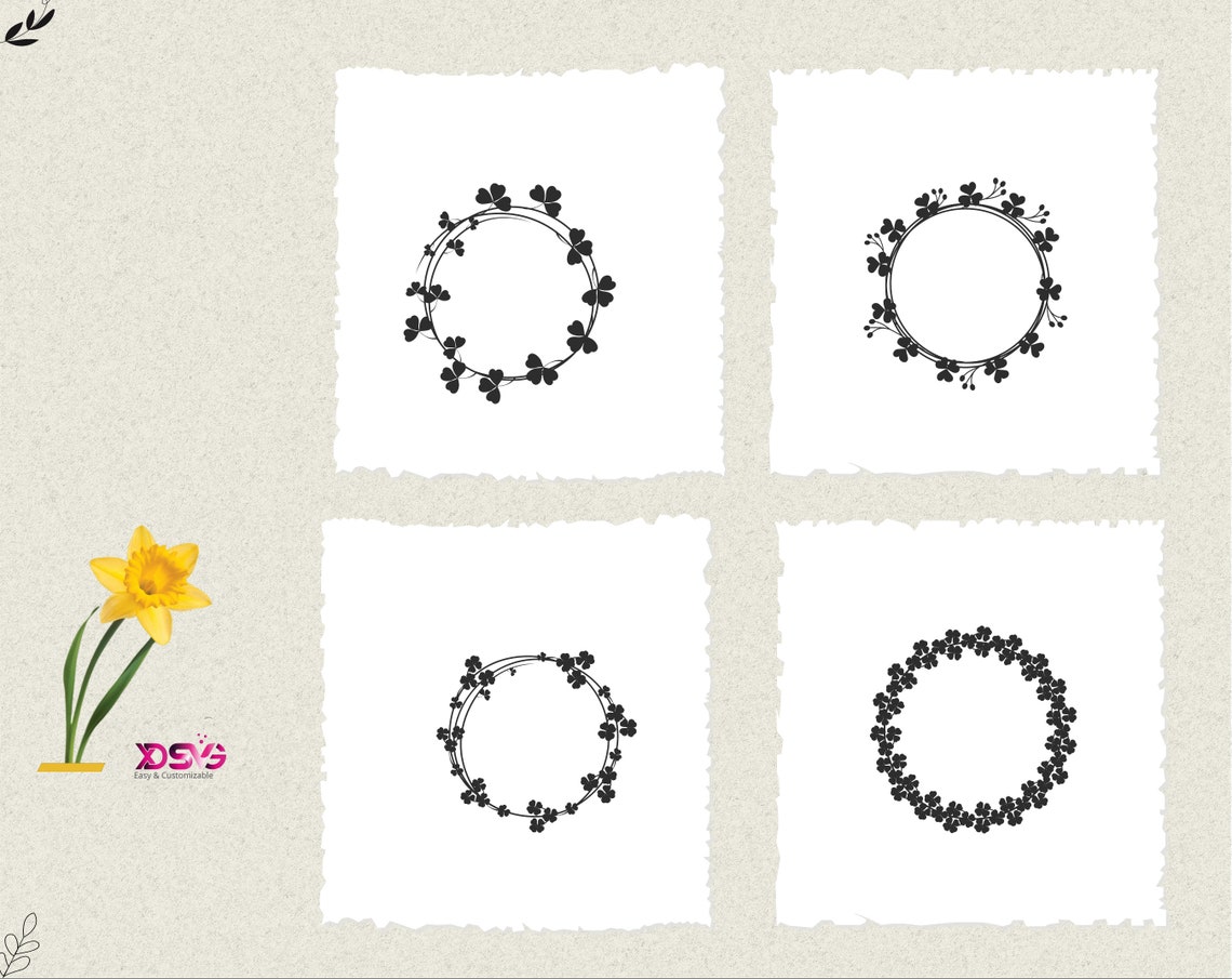 Shamrock SVG, Shamrock SVG Bundle, Shamrock Circle SVG, Shamrock ...