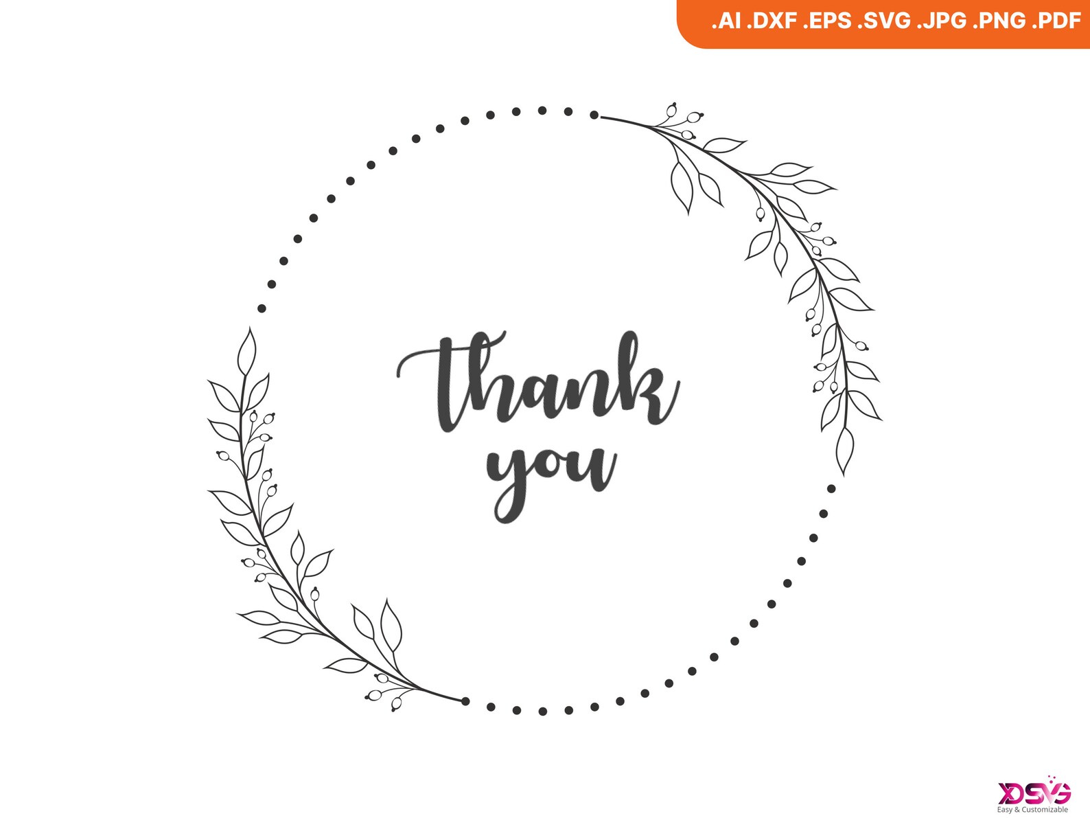 Wildflowers Circle Frame SVG, Floral Wreath SVG Bundle, Leaf Wreath ...