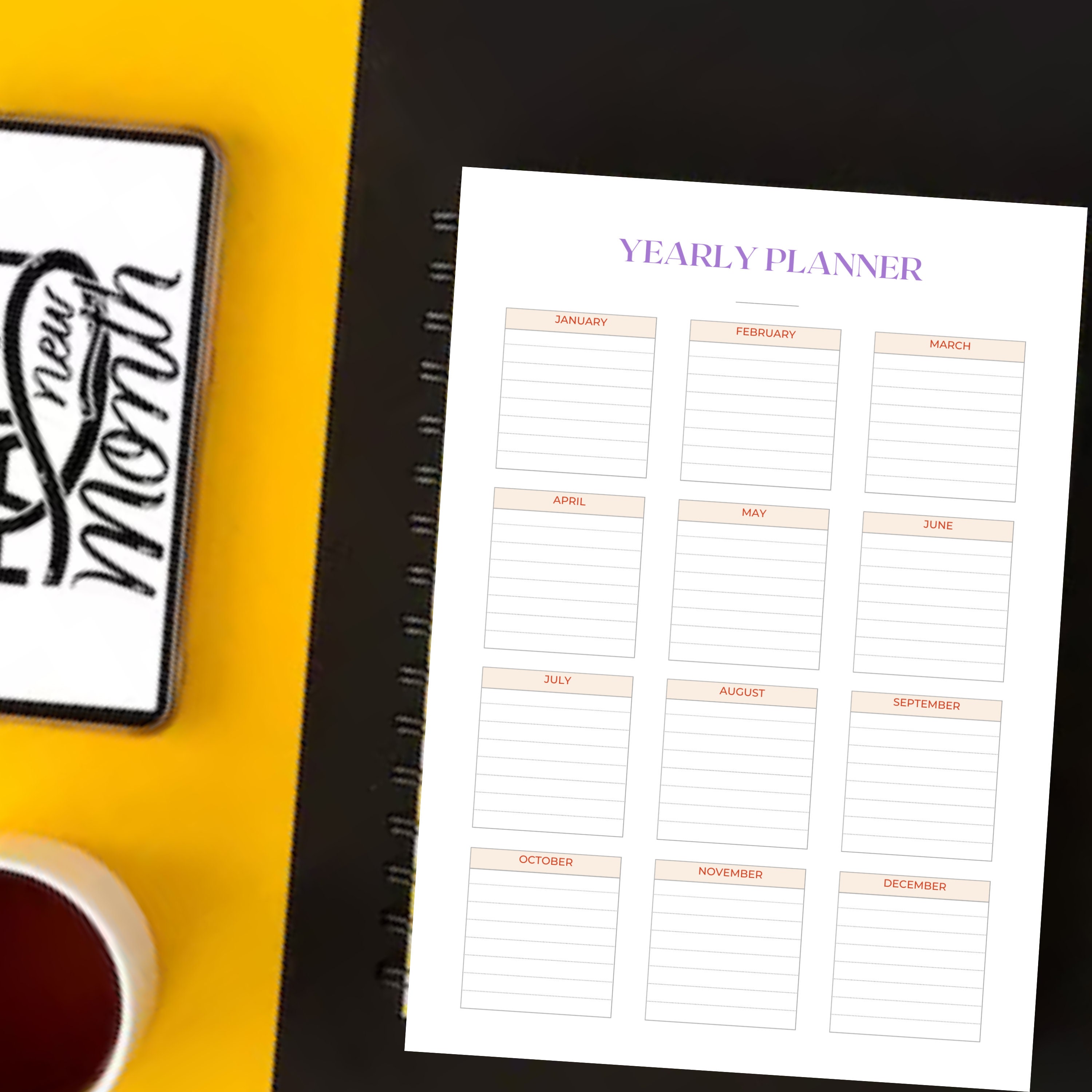 2023 Digital Planner Template - Printable Daily, Weekly, Monthly ...