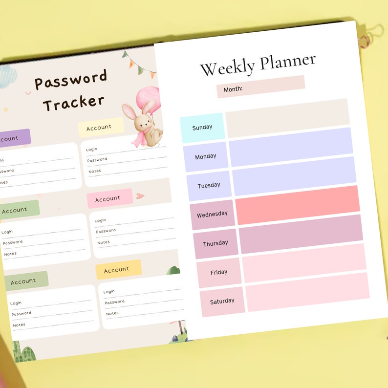 2023 Digital Planner Template - Printable Daily, Weekly, Monthly ...