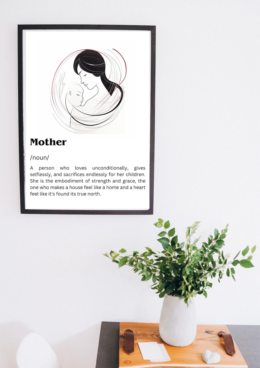 Mother Definition Print, Printable Art, Instant Download, Modern Art ...