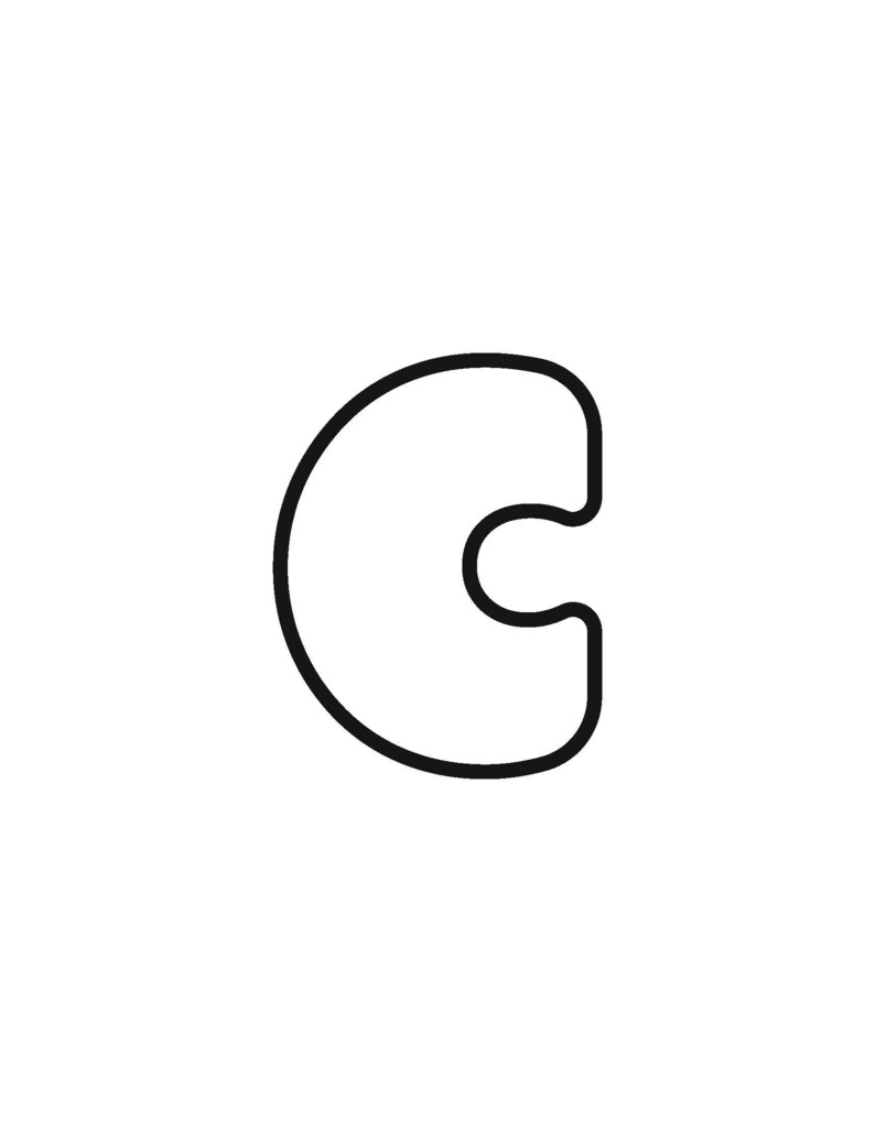 Abc Rounded Edges Lowercase Letters PDF 27 Pages With Each Letter and ...