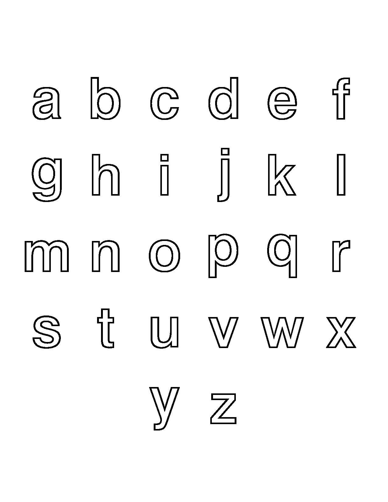 Abc Lowercase Pdf File. 27 Pages of Lowercase Letters and One Sheet ...