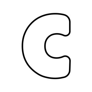 ABC Rounded Edges Uppercase Letters PDF 27 Pages With Each Letter and ...