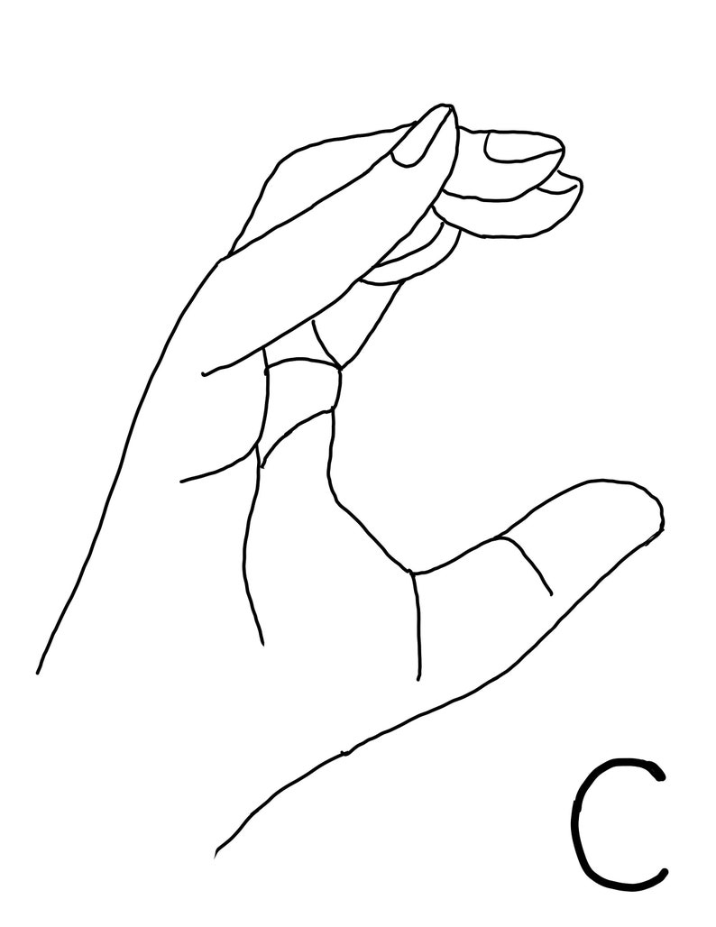 ASL Sign Language Alphabet Letters PDF- 27 Pages With Each Sign ...