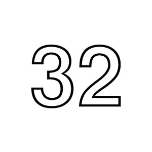 31-60 Numbers PDF 31 Pages With Each Number and a One With All Numbers ...