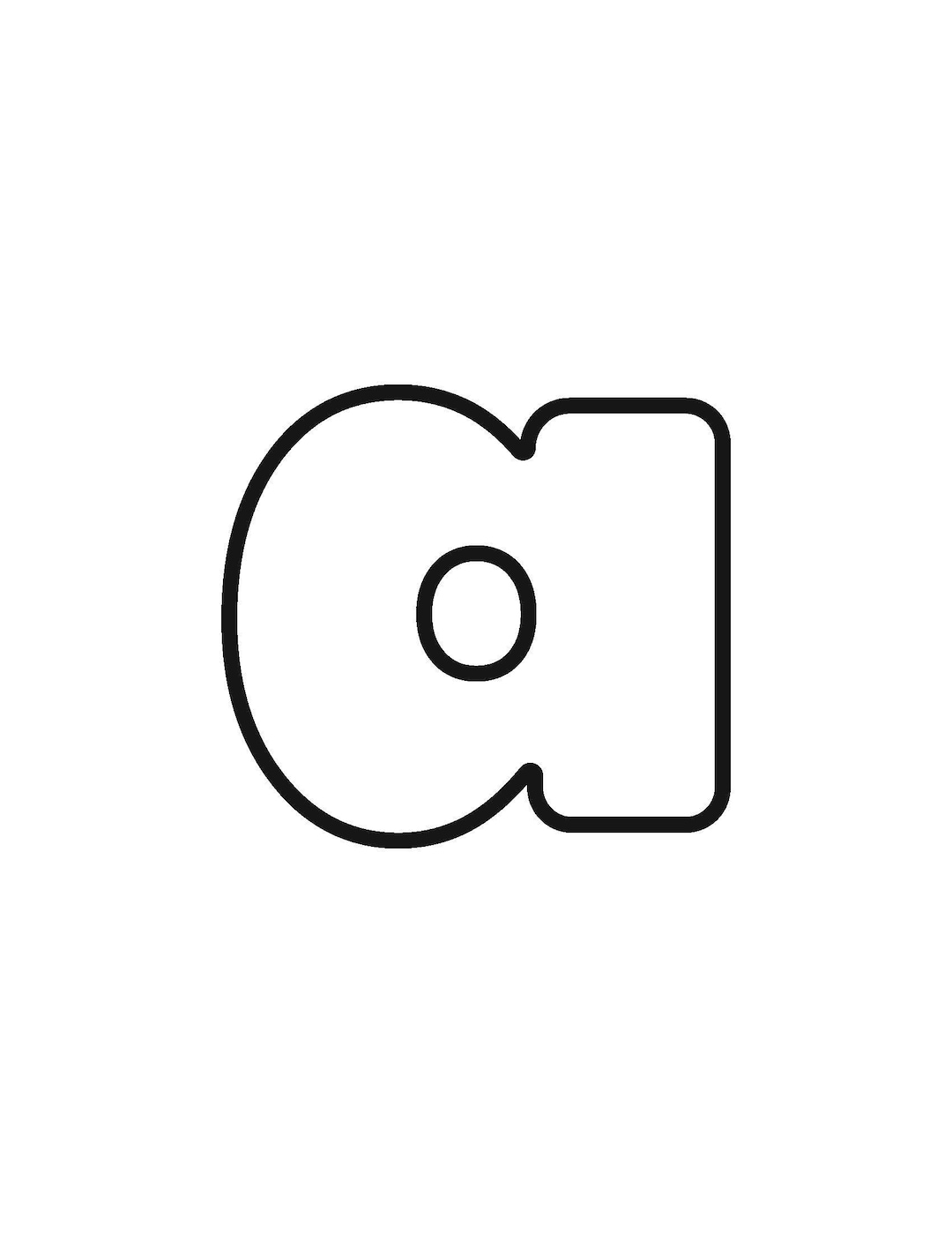 Abc Rounded Edges Lowercase Letters PDF 27 Pages With Each Letter and ...