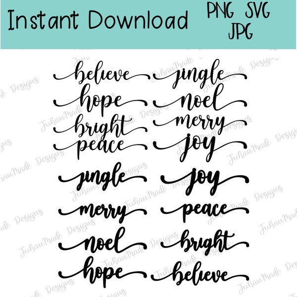 Hope Word Svg - Etsy