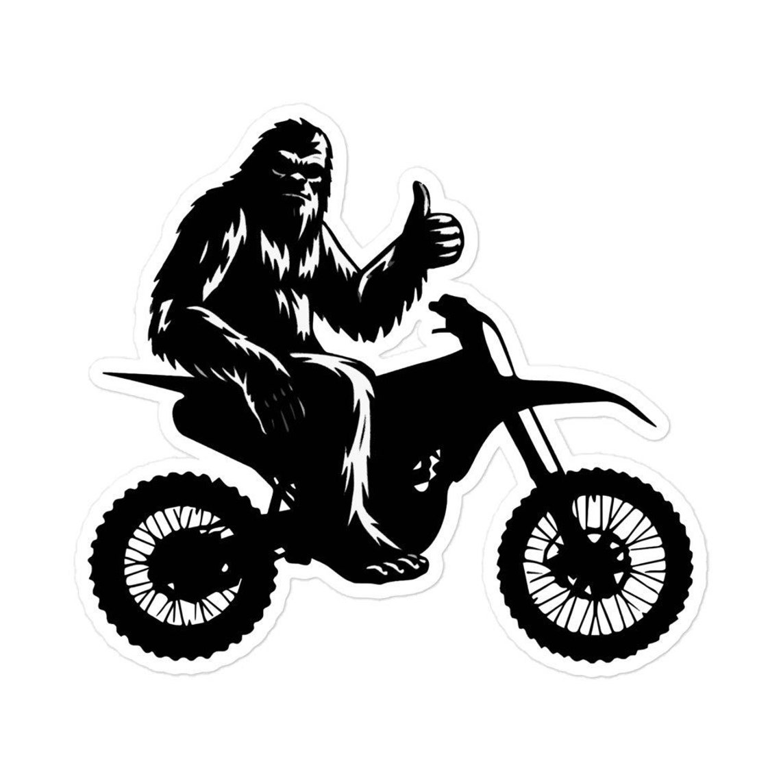 Bigfoot Sticker, Bigfoot Motocross, Big Foot, Sasquatch, Sasquatch ...