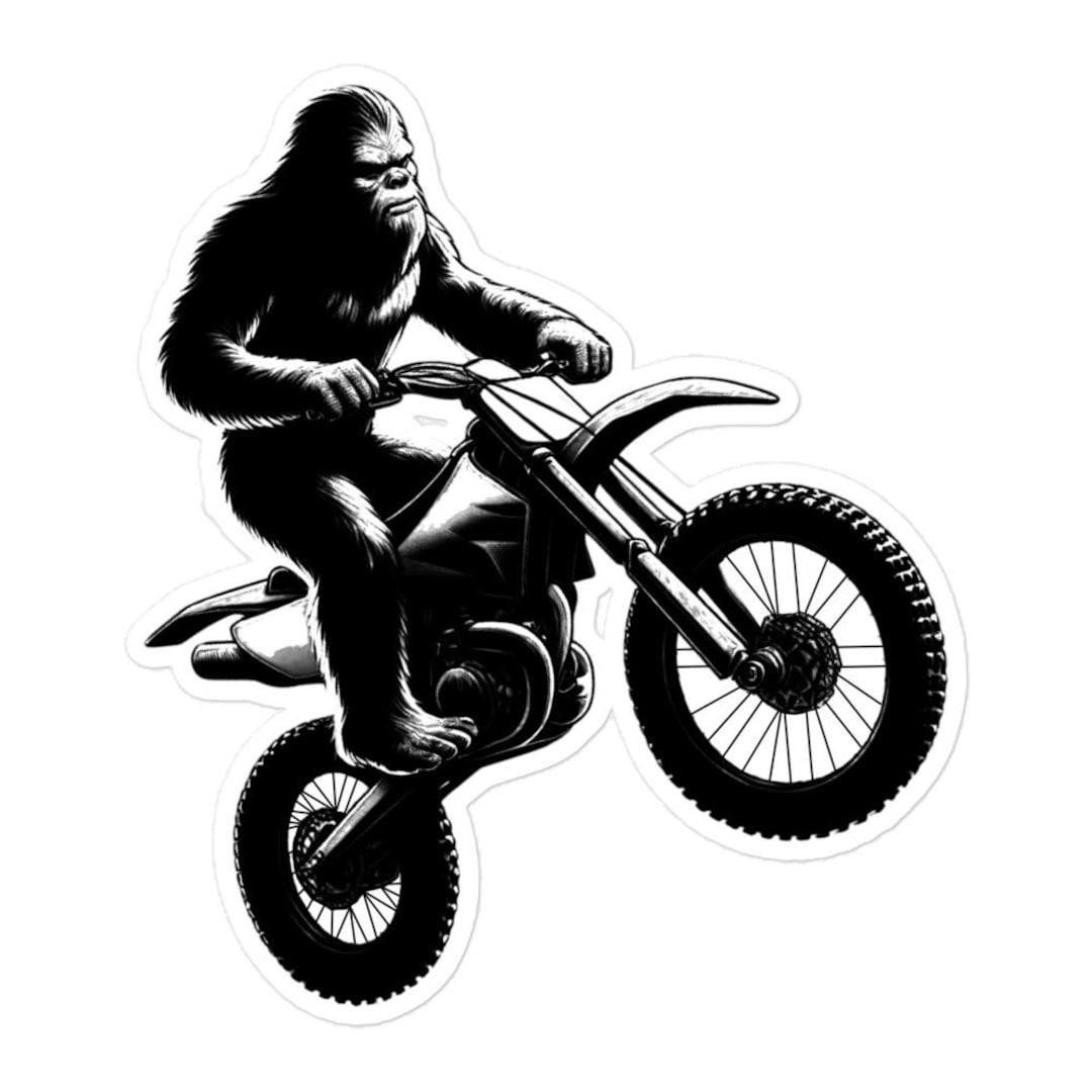 Bigfoot Sticker, Bigfoot Motocross, Big Foot, Sasquatch, Sasquatch ...