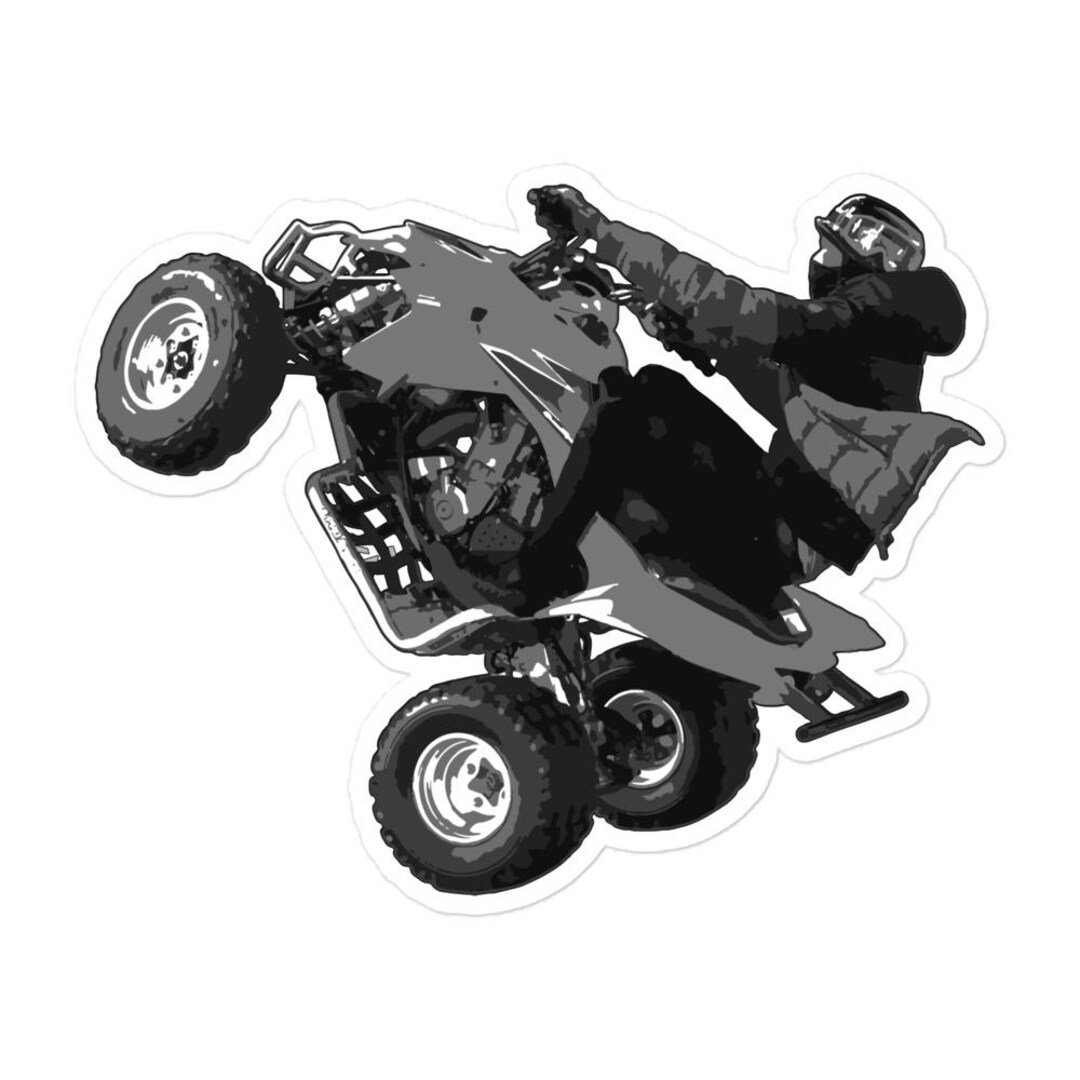 Four Wheeler Sticker, ATV Sticker, Quad Bike, Four Wheeler, 4 Wheeler ...