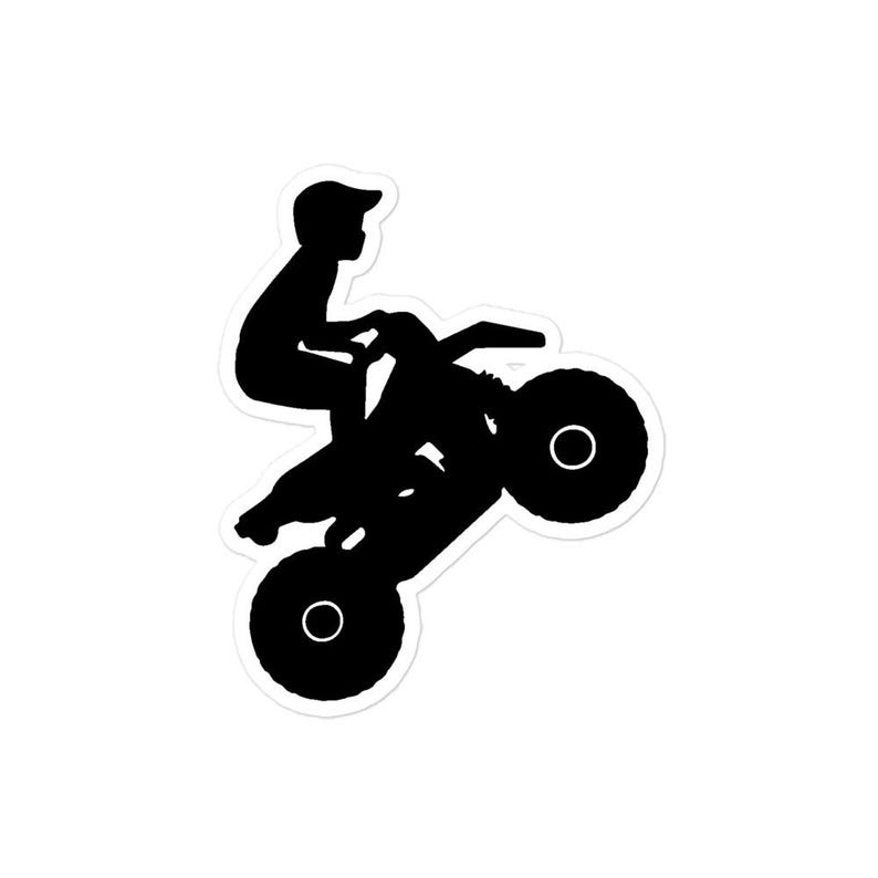 Boy ATV, Four Wheeler Sticker, ATV Sticker, Quad Bike, Four Wheeler, 4 ...