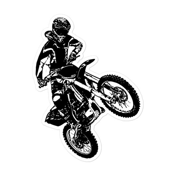 Dirtbike Sticker Dirt Bike Dirt Bike Sticker Motocross | Etsy