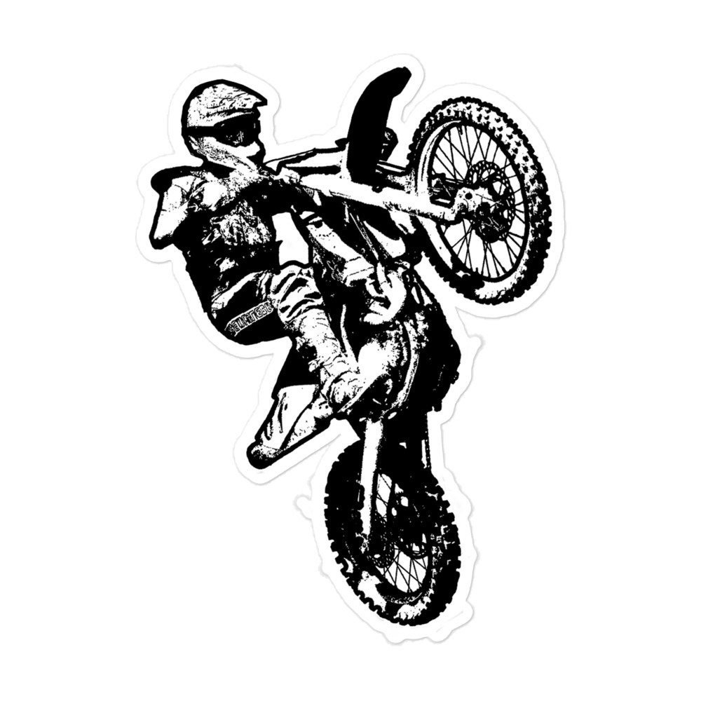 Dirtbike Sticker, Dirt Bike, Dirt Bike Sticker, Motocross, Motocross ...
