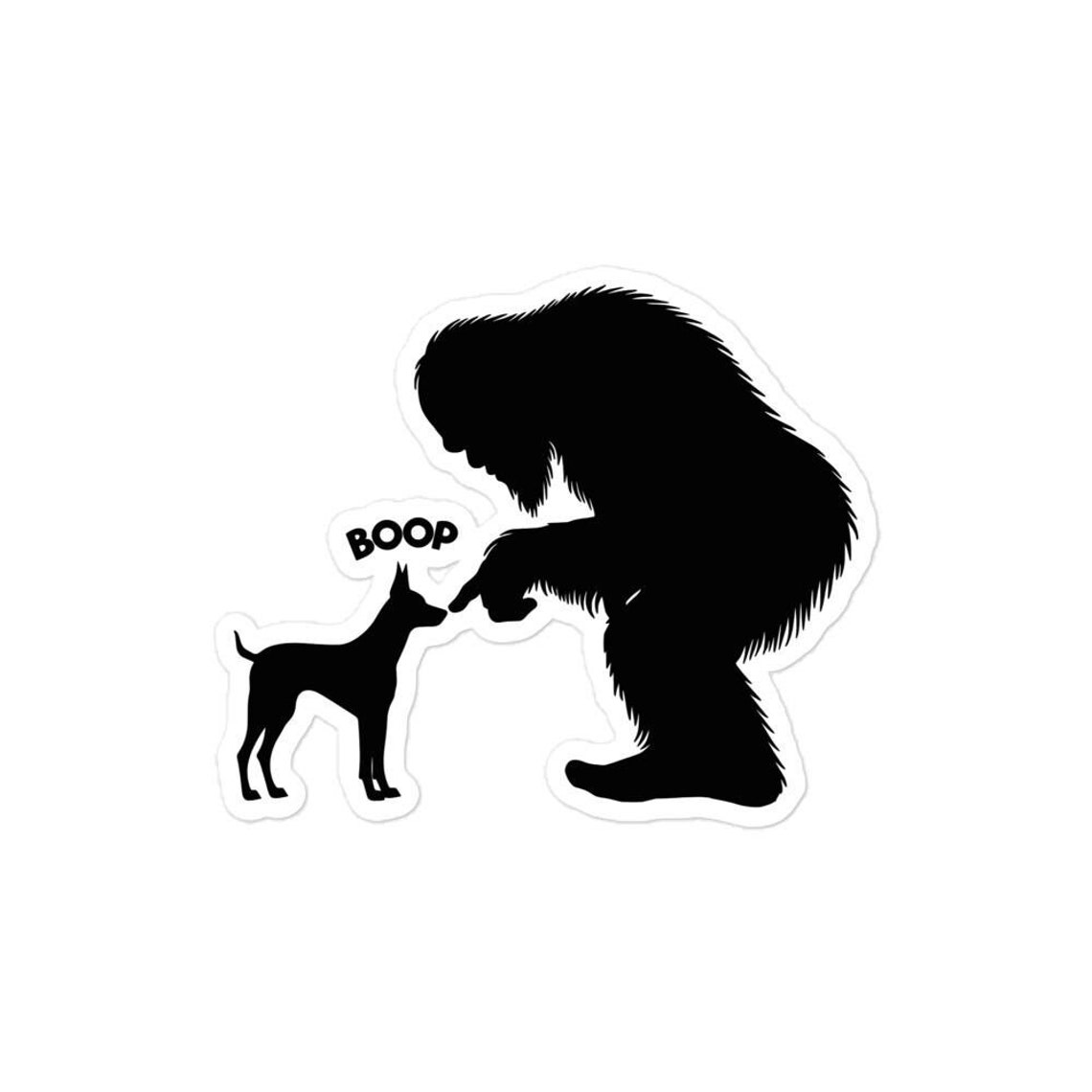 Bigfoot Sasquatch Doberman Pinscher Boop, Doberman, Doberman Pinscher ...
