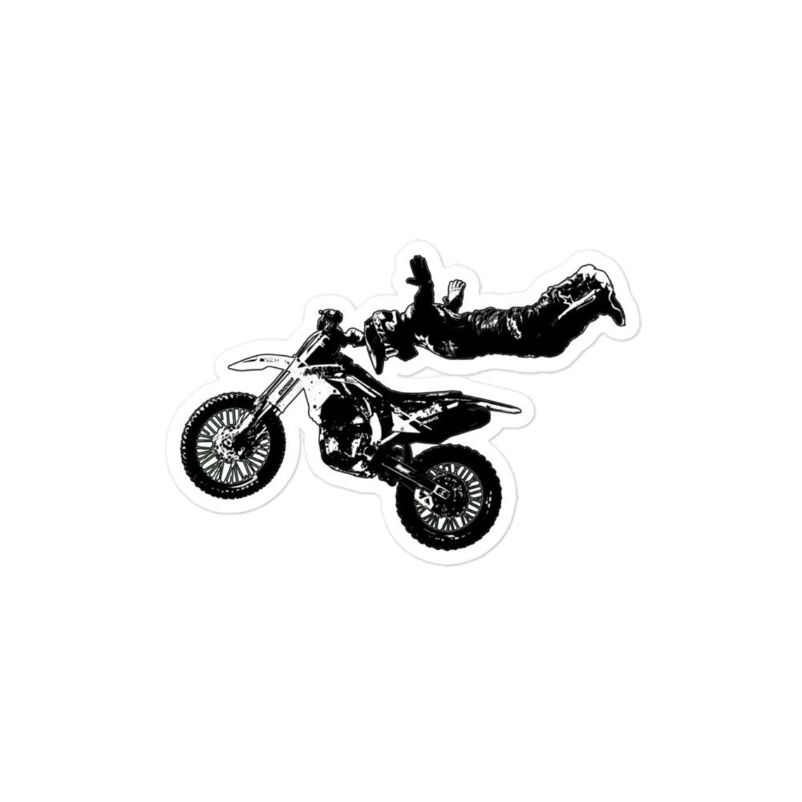 Dirtbike Sticker, Dirt Bike, Dirt Bike Sticker, Motocross, Motocross ...