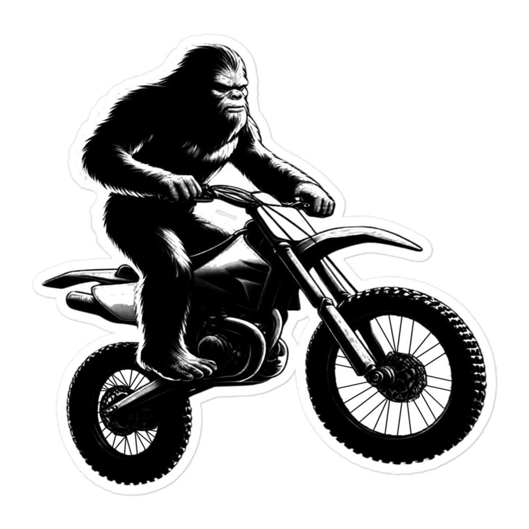 Bigfoot Sticker, Bigfoot Motocross, Big Foot, Sasquatch, Sasquatch ...