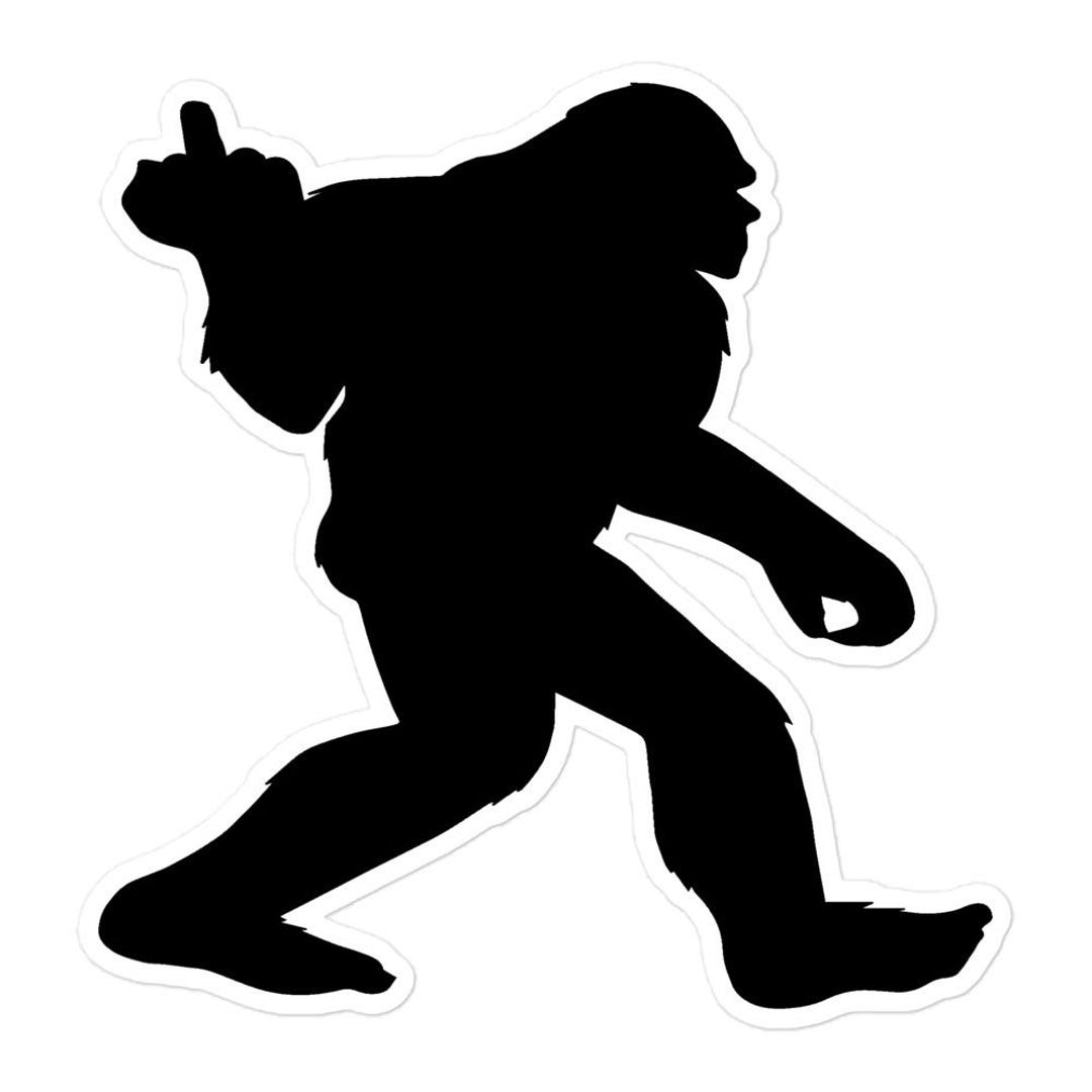 Bigfoot Middle Finger, Sasquatch Middle Finger, Funny Bigfoot, Funny ...