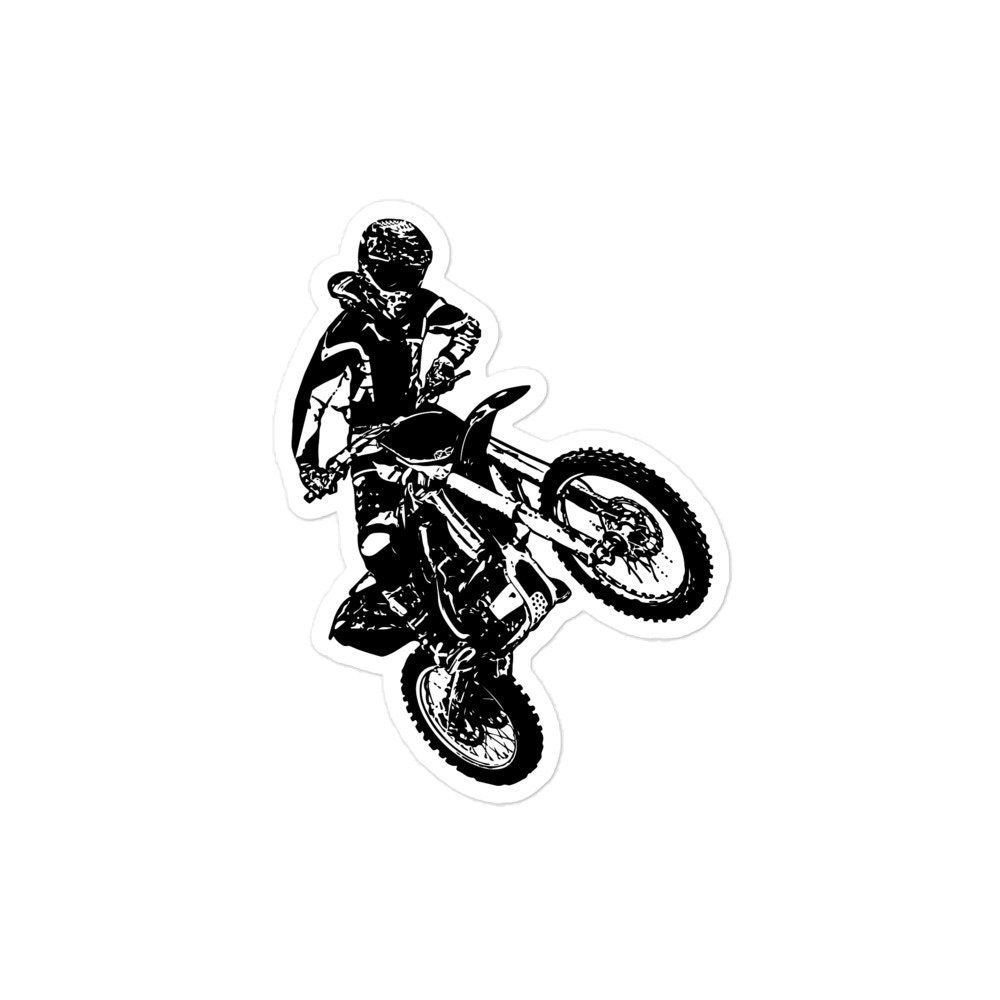Dirtbike Sticker, Dirt Bike, Dirt Bike Sticker, Motocross, Motocross ...