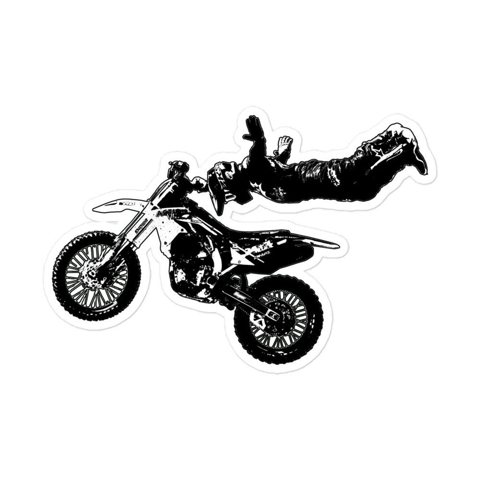 Dirtbike Sticker, Dirt Bike, Dirt Bike Sticker, Motocross, Motocross ...