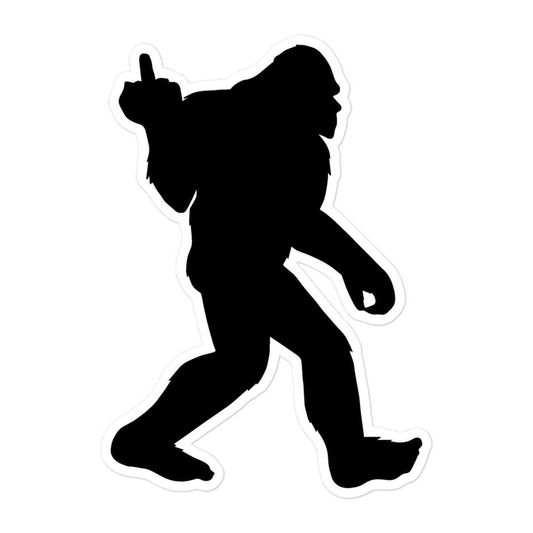 Bigfoot Middle Finger, Sasquatch Middle Finger, Funny Bigfoot, Funny ...