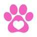 Pink Paw Heart Png, Paw Png, Png Paw, Dog Paw Png, Instant Download ...