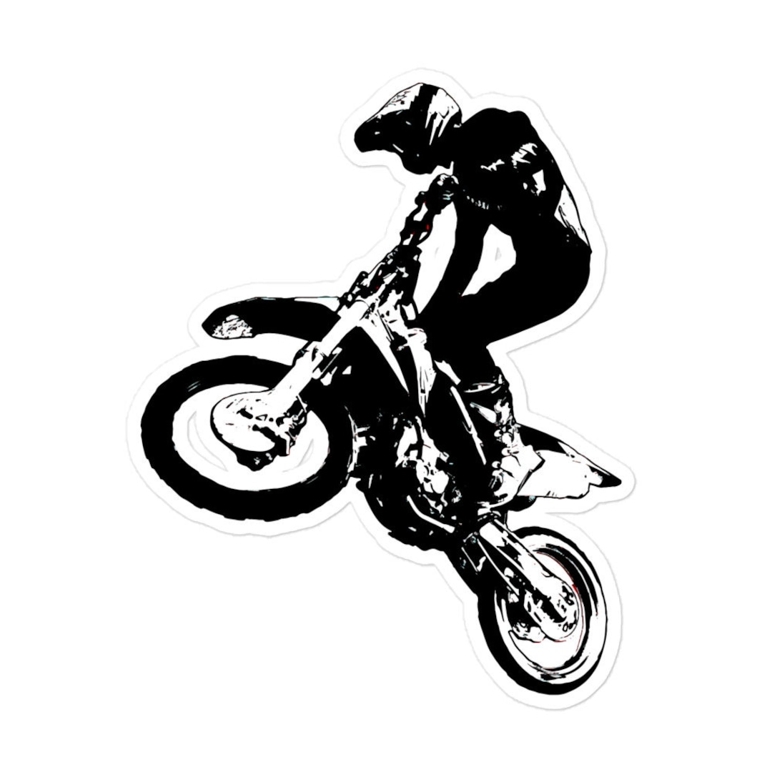 Dirtbike Sticker, Dirt Bike, Dirt Bike Sticker, Motocross, Motocross ...