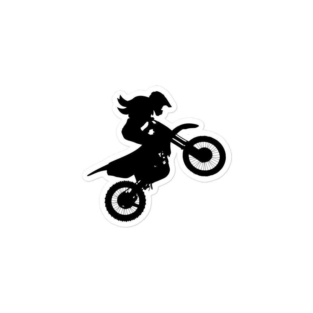 Girl Dirt Bike, Dirtbike Sticker, Dirt Bike, Dirt Bike Sticker ...