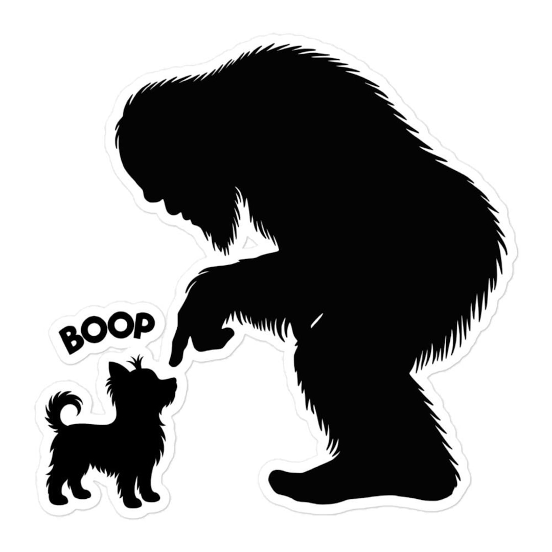 Bigfoot Sasquatch Yorkshire Terrier Boop, Yorkie, Yorkshire Terrier ...