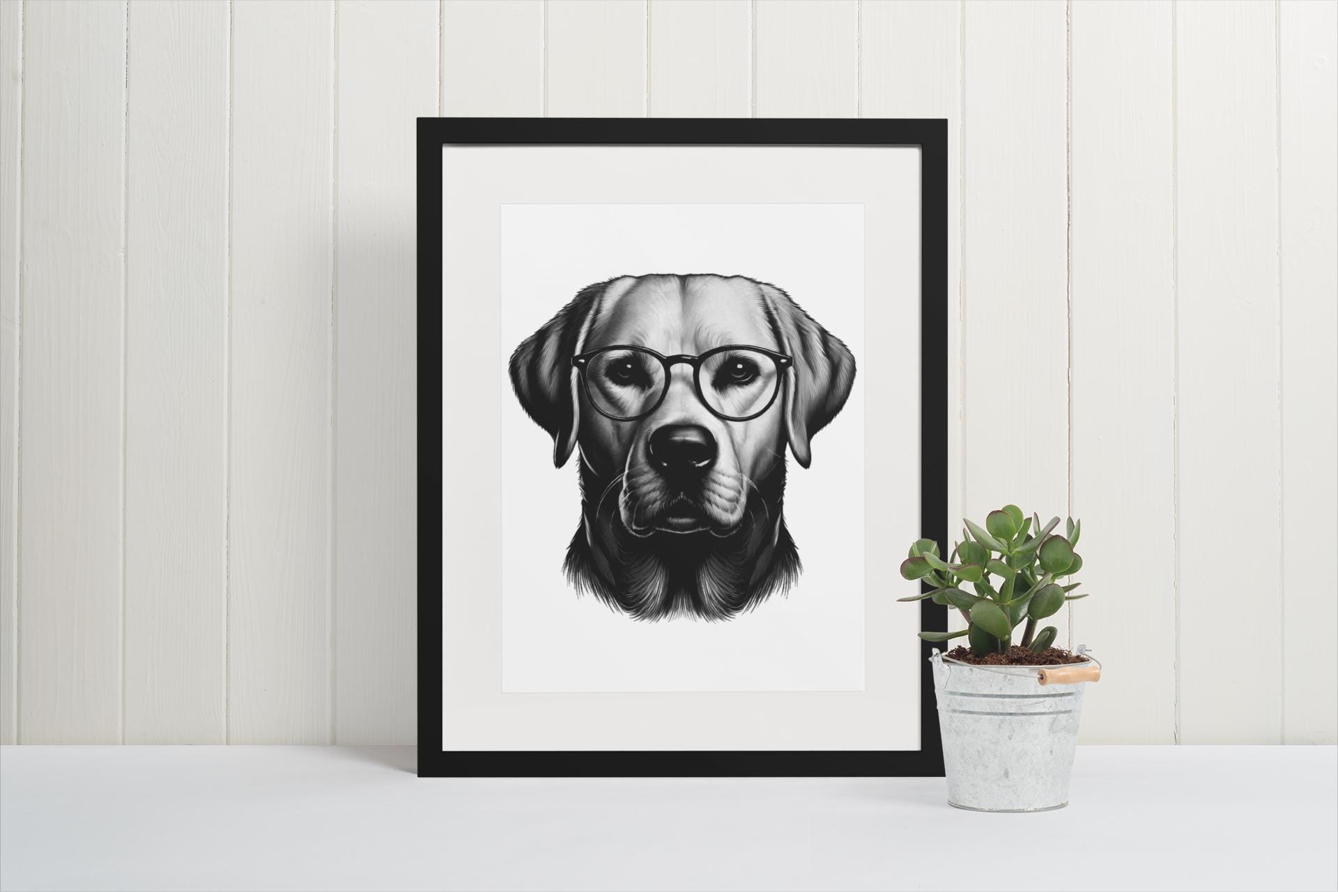 Labrador Retriever Wearing Glasses Png, Labrador Png, Labrador Png Art ...