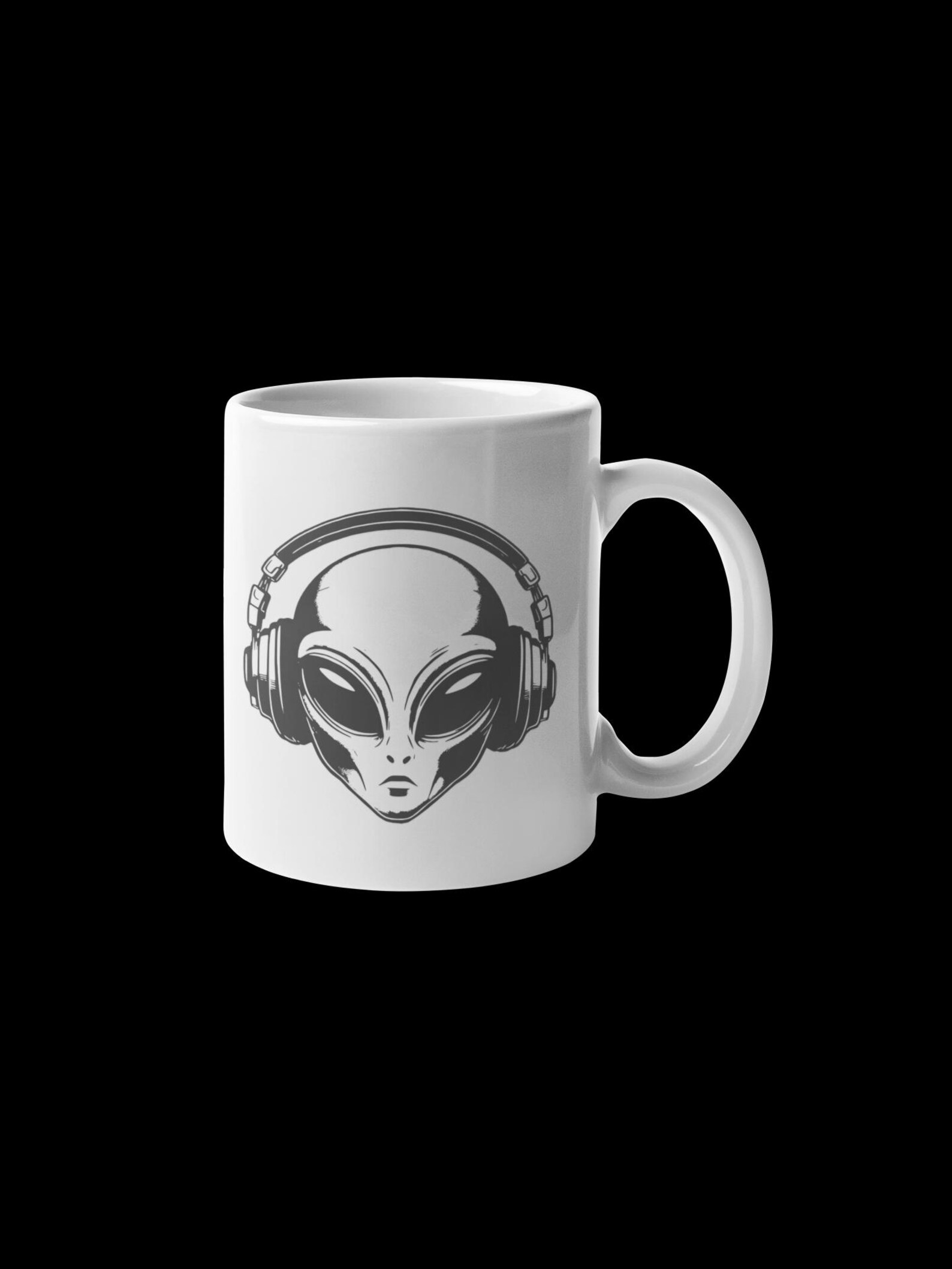 Alien With Headphones, Alien Png File, Alien Download, Instant Download ...