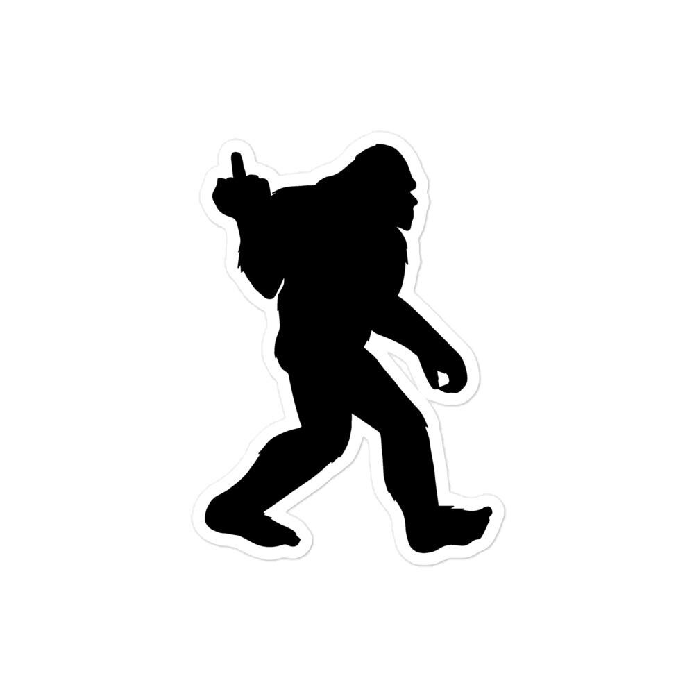 Bigfoot Middle Finger, Sasquatch Middle Finger, Funny Bigfoot, Funny ...