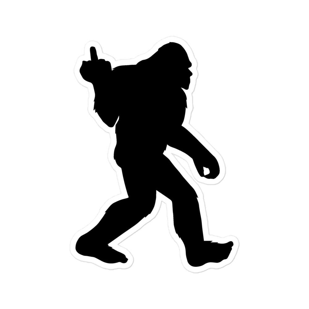 Bigfoot Middle Finger, Sasquatch Middle Finger, Funny Bigfoot, Funny ...