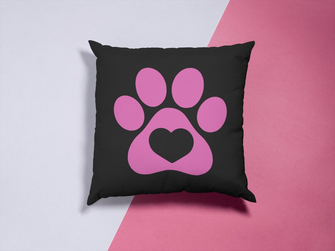 Pink Paw Heart Png, Paw Png, Png Paw, Dog Paw Png, Instant Download ...