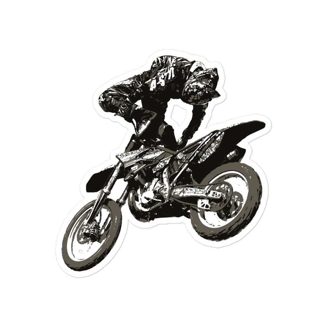Dirtbike Sticker, Dirt Bike, Dirt Bike Sticker, Motocross, Motocross ...