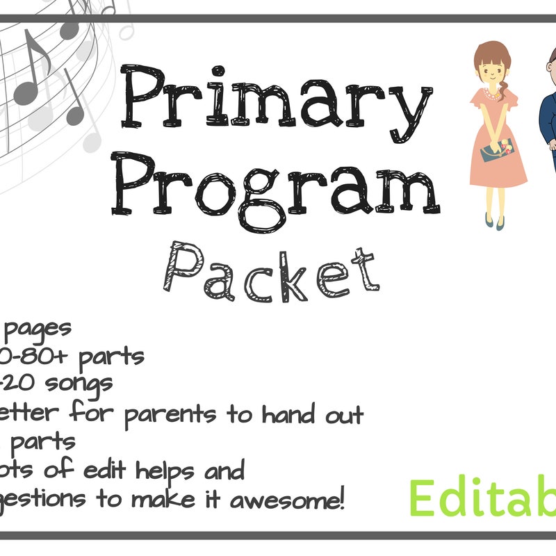 Lds Primary Program - Etsy