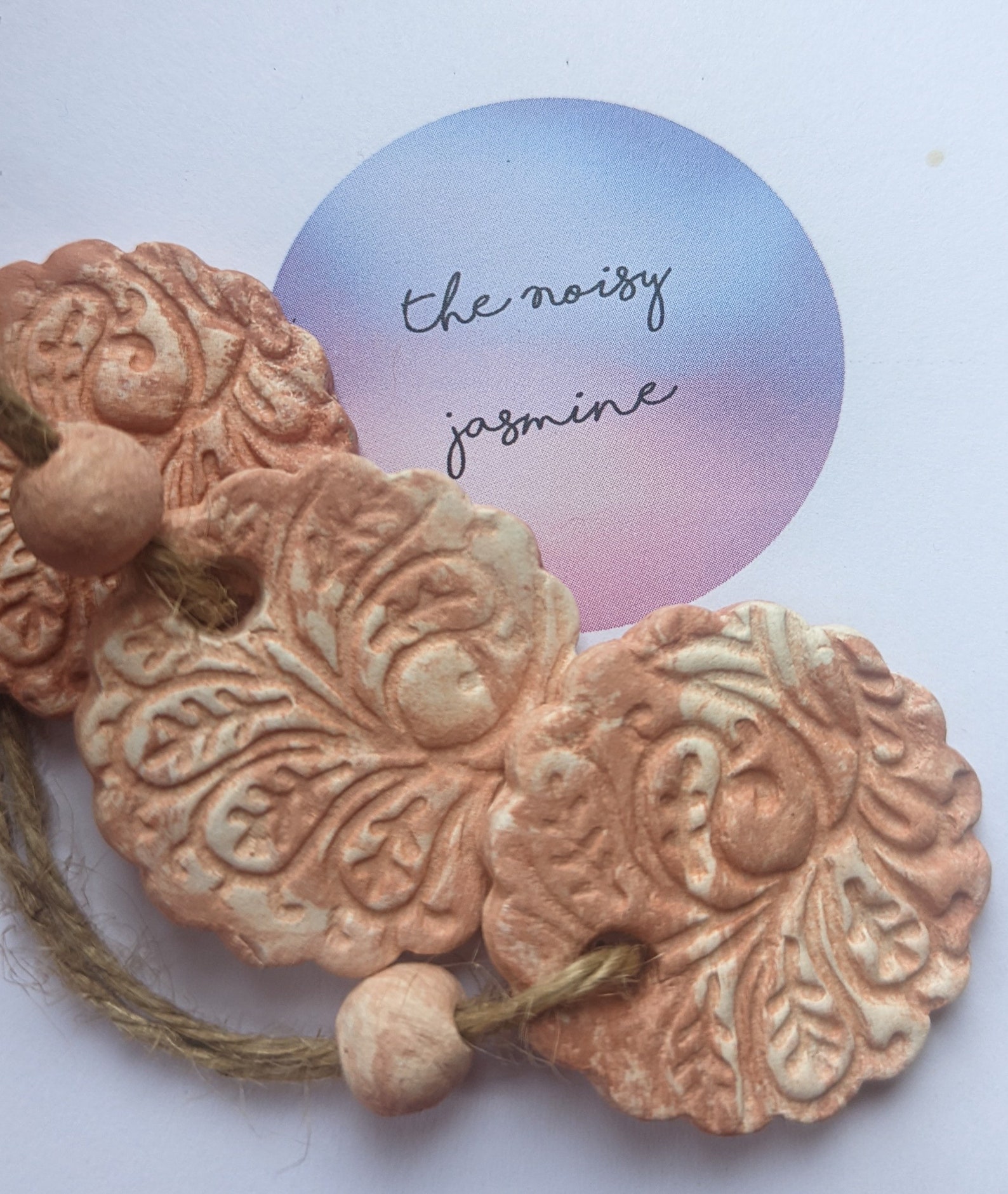 Clay Disc Diffuser, Home Decor, Clay Ornament, Gift Tag - Etsy