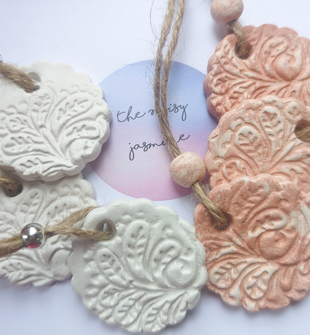 Clay Disc Diffuser, Home Decor, Clay Ornament, Gift Tag - Etsy